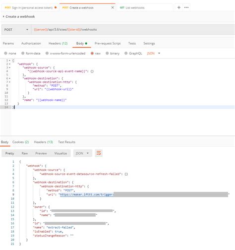 Datadev Mini Challenge 5 Setting Up Webhooks To Receive Tableau Event Notifications Anya