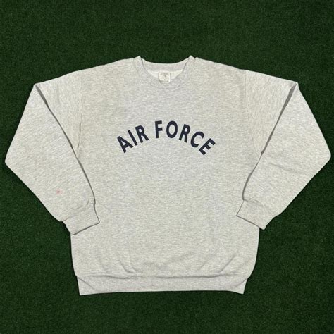 Vintage 90s Us Air Force Arc Crewneck Depop