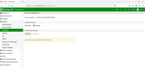 My Network Security Journal Fortigate Firewall Firmware Upgrade