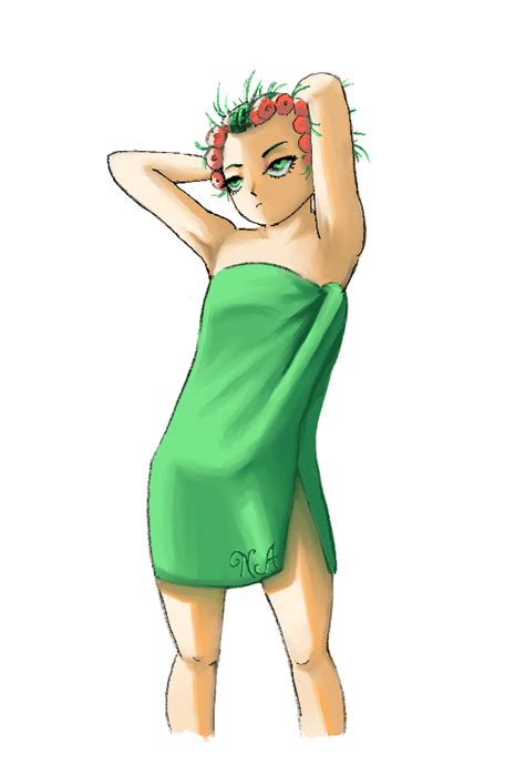 Tatsumaki Out Of The Shower By Me Ranimeart
