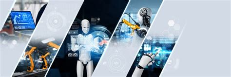 Automated Ai Industry Robot And Robotic Arms Assembly In Factory