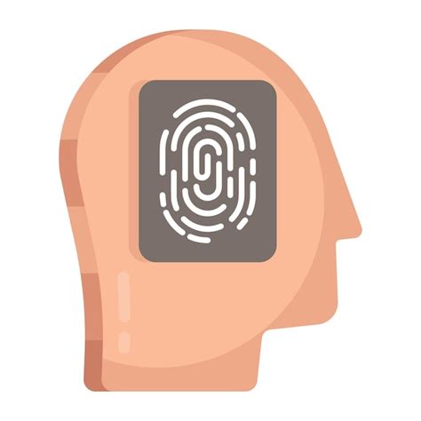 Premium Vector An Icon Design Of Fingerprint
