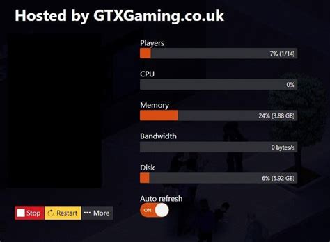 is this server using too much memory for just one player r