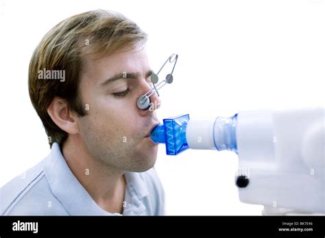 Lung Function Test Stock Photo Alamy