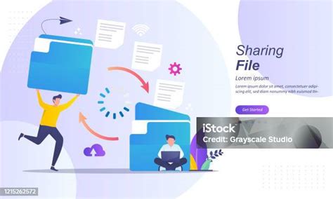 공유 파일 파일 전송 암호화 된 양식 문서 전송 마이그레이션 개념 웹 방문 페이지 Ui 모바일 앱 배너 템플릿에 적합합니다 벡터