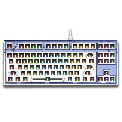 Buy ALKEM DIY Mechanical Keyboard Kit Hot Swappable Switch 87 Key Compact Keyboard With RGB