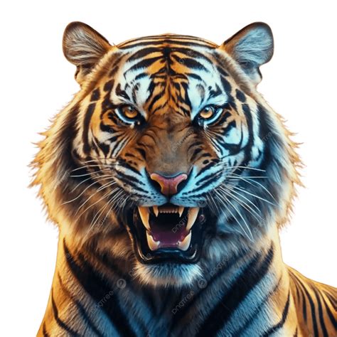 포효하는 호랑이 얼굴 사진 포효하는 호랑이 호랑이 얼굴 노호 Png 일러스트 및 이미지 에 대한 무료 다운로드 Pngtree