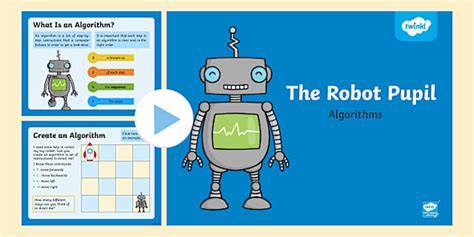 The Robot Pupil And Algorithms Powerpoint Twinkl