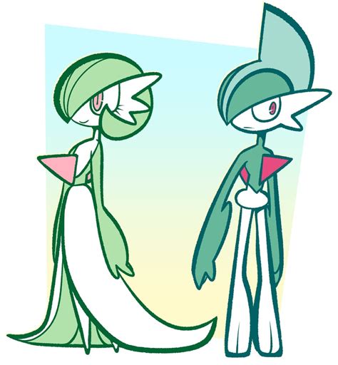 Gardevoir And Gallade Pokemon Drawn By Pudd Ngandp Danbooru