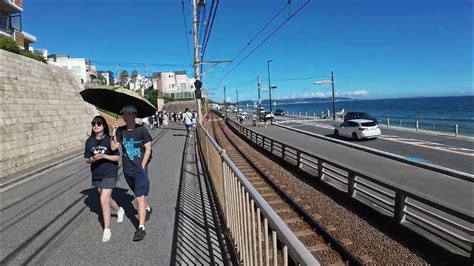 鐮倉高校前 站到 鐮倉高校前平交道 Youtube