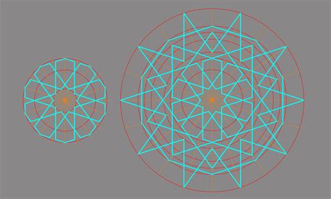 The Classic Rosette — Drawing Islamic Geometric Designs