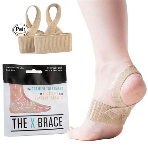 The Original X Brace Arch Support Brace And Compression For Sever S Disease Plantar Fasciitis