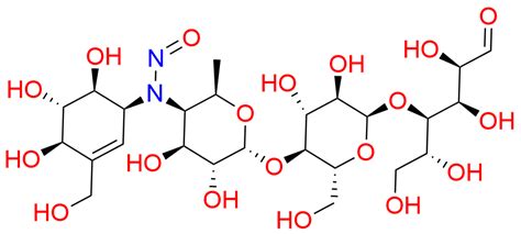 N Nitroso Acarbose Molecular Formula C25h42n2o19 Nitrosamine