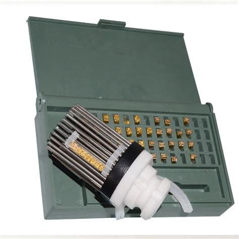 expiry date coding t type copper characters and numbers brass letters for coding machine batch