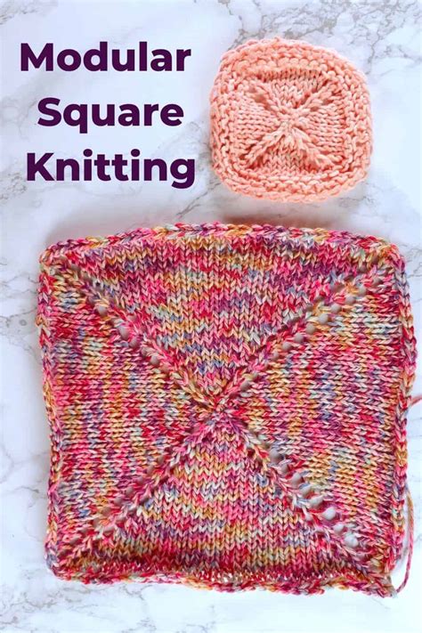 Square Knitting From The Center Out — Modular Knitting Square Knitting From The Center Out — Modular Knitting