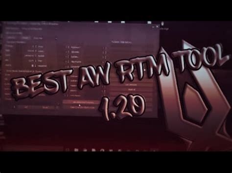 AW 1 20 Best AW RTM Tool FREE DOWNLOAD CEX DEX YouTube