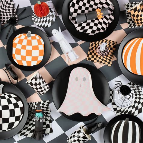 Halloween Checker Cocktail Napkins Cami Monet