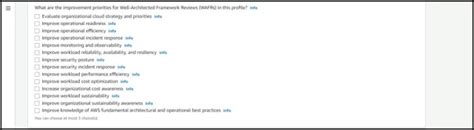 Enhancing Architectural Design And Infrastructure Evaluation With Aws Well Architected Tool Profiles