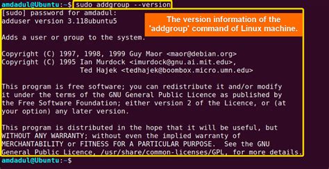 the “addgroup” command in linux [7 practical examples]