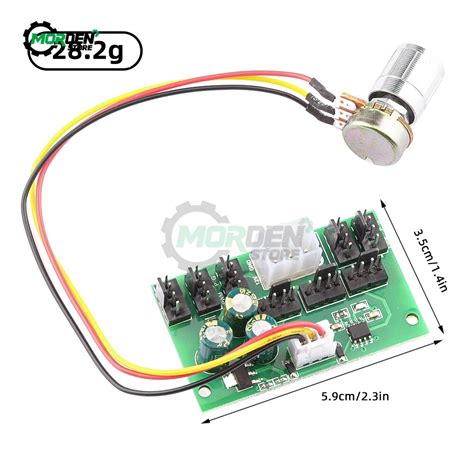 Dc 12v 2510 4p 1 8 Mijnwerker Fan Speed Pwm Cont Grandado