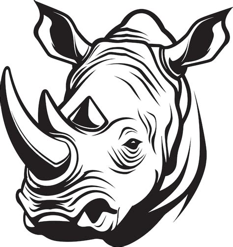 premium vector rhino vector illustration for nature lovers creating