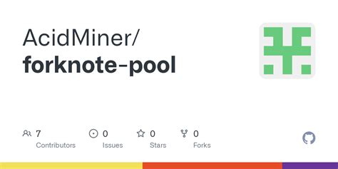 Github Acidminer Forknote Pool