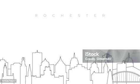 매디슨 스카이라인의 윤곽을 잡습니다 매디슨 건물과 랜드 마크가 라인 스타일로 된 트렌디 한 템플릿입니다 스톡 벡터 디자인 0명에 대한 스톡 벡터 아트 및 기타 이미지
