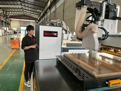 Alpha Cnc Aps 1325 D C Linear Atc Nesting Cnc Multi Drill And 12 Tool