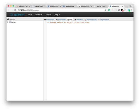 Macos How To Open PgAdmin Ask Different
