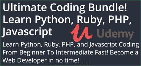 learn python ruby php javascript coding from beginner to