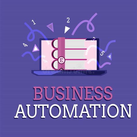 Text Sign Showing Business Automation Conceptual Photo For Digital Transformation Streamlined