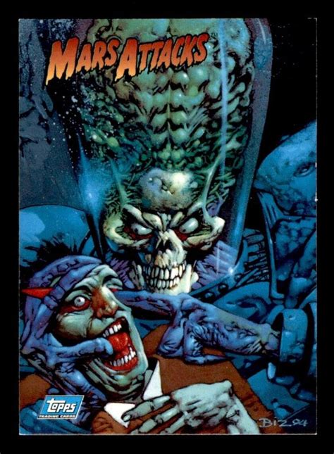 1994 Topps Mars Attacks P2 Promo Card D2 Ebay Simon Bisley