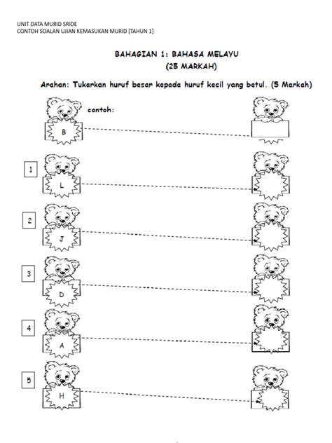 Contoh Soalan Tahun 1 Pdf