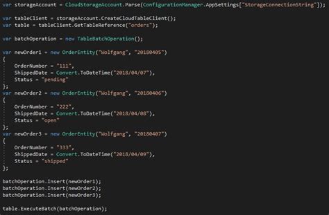 implement azure storage tables queues and azure cosmos db table api