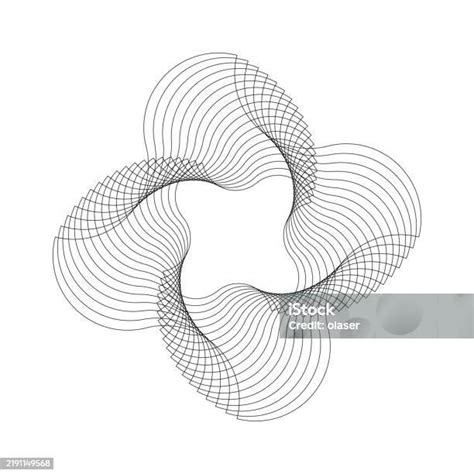 복잡한 원형 패턴이 얽혀 시각적으로 매력적인 구성을 만드는 미니멀리스트 디자인으로 다양한 창의적인 프로젝트에 적합합니다 개선에 대한 스톡 벡터 아트 및 기타 이미지 Istock