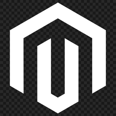 magento square white logo icon hd png citypng