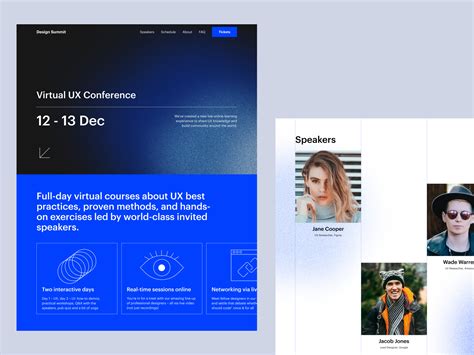 UX Conference Landing Page By Hanna Krauchenia For Salt Bold On Dribbble UX Conference Landing Page By Hanna Krauchenia For Salt Bold On Dribbble
