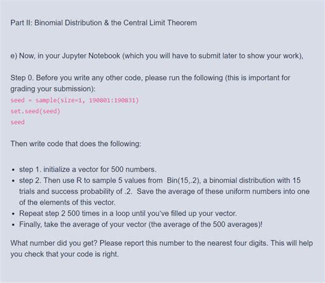 Part Ii Binomial Distribution And The Central Limit
