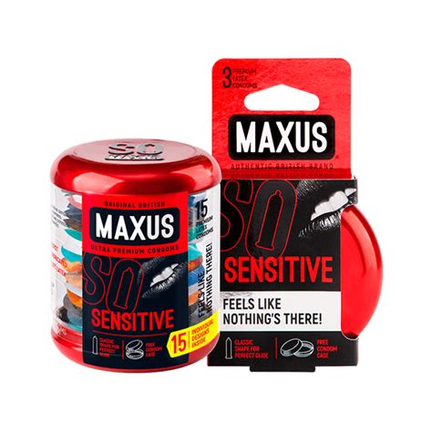 Онлайн секс-шоп Презервативы Maxus ультратонкие Sensitive №15 в ...