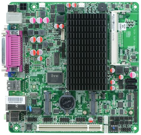 MINI ITX Industrial Embedded Motherboard Itx H Support Intel Atom