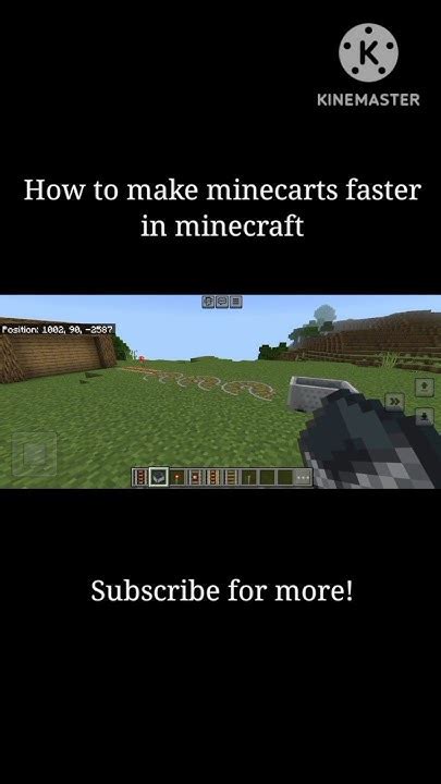 How To Make Minecarts Faster In Minecraft Guide Minecraft Shorts Youtube