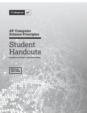 Ap Csp Babe Task Directions WithMarginNotes Pdf AP Computer Science Principles Babe