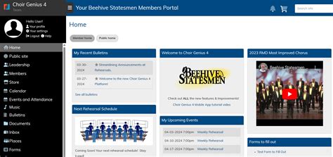 Welcome To The New Choir Genius 4 Platform Members Portal
