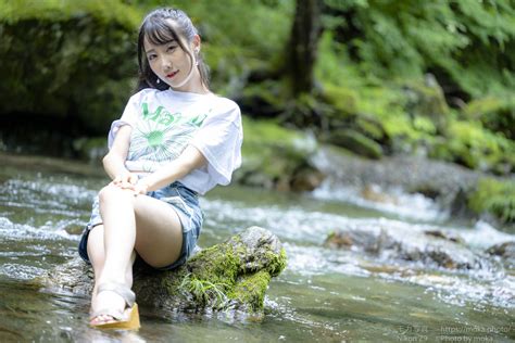 ポートレート撮影川辺の時間をゆっくりと過ごそう