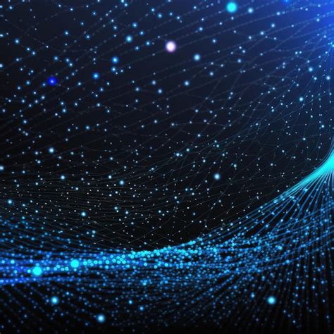 Premium Ai Image Abstract Technology Network Background Generative Ai