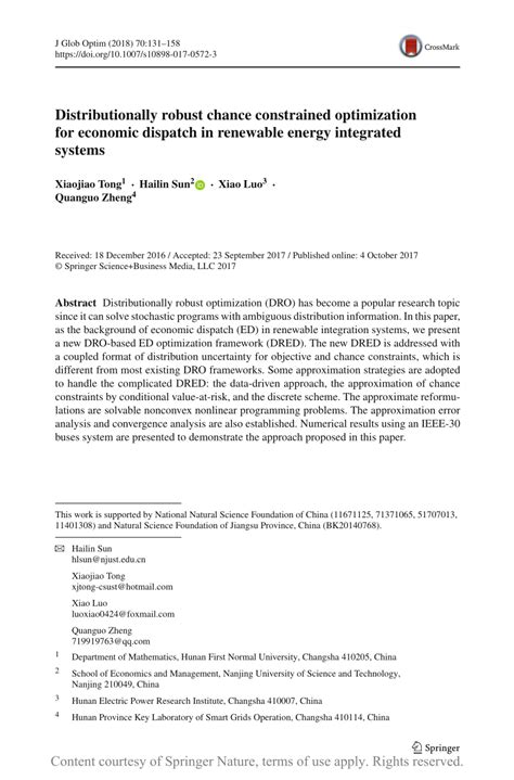 Distributionally Robust Chance Constrained Optimization For Economic Dispatch In Renewable