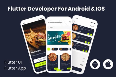 Be Your Flutter App Developer With Unique Flutter Ui And Web By