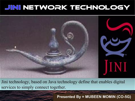 Jini Java Protocol Ppt By Mubeen Ppt