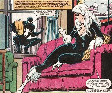 스파이더맨 코믹스 On Twitter 블랙캣은 초기에 스파이더맨의 맨얼굴을 싫어한다는 설정이 있었어요 내가 좋아하는건 스파이더맨이지 그안에 있는 피터 파커가 아니야