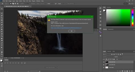 How To Fix Extension Not Signed Properly In Photoshop